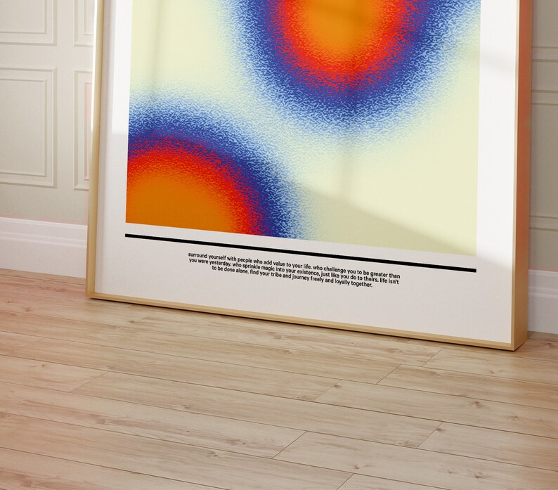 Retro Wall Art Ultra Art Print Retro Color Print Trendy - Etsy