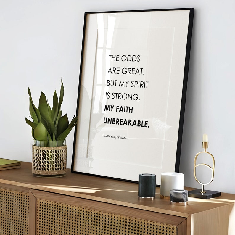 Rodolfo “corky” Gonzales Quote Poster: Inspirational Wall Art (digital ...