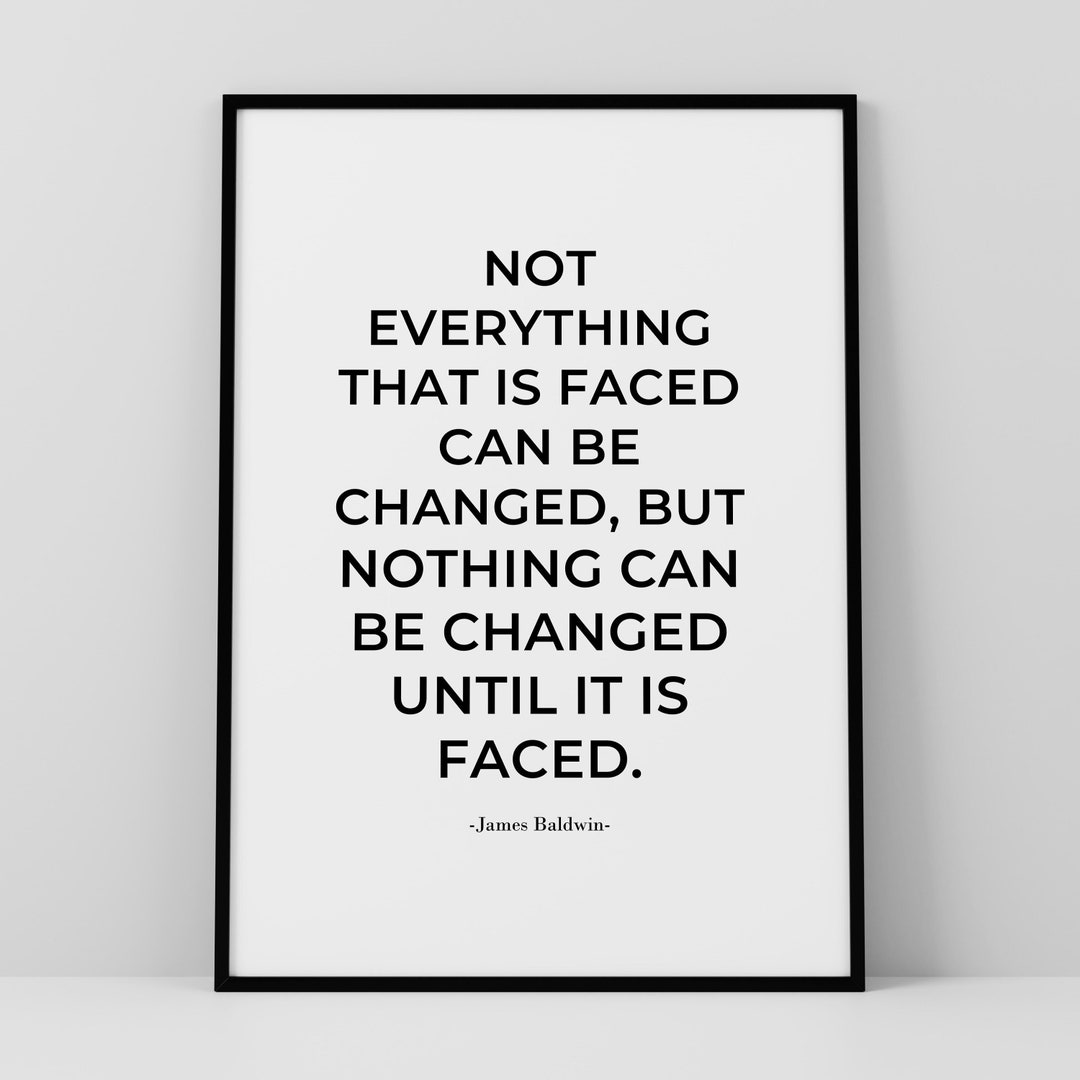 James Baldwin Poster, Digital Print, Social Justice Wall Art, James ...