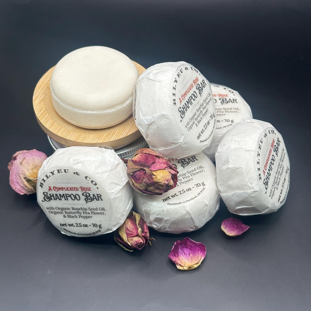 Solid Shampoo Bar: Gentle Cleansing, Plant Based, Plastic-free, Sulfate ...