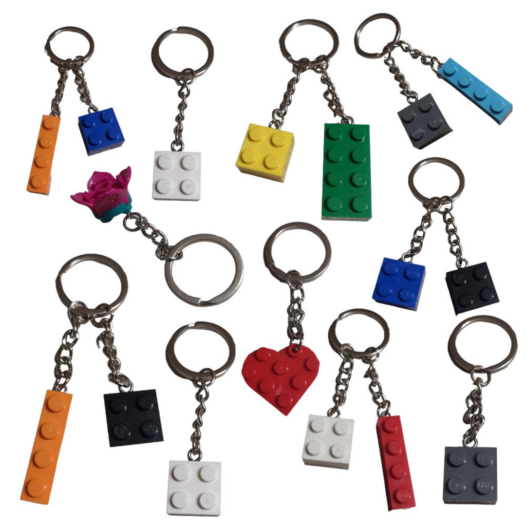1 Key Ring Colored of Your Choice Lego Ring 25 Mm Original Gift - Etsy