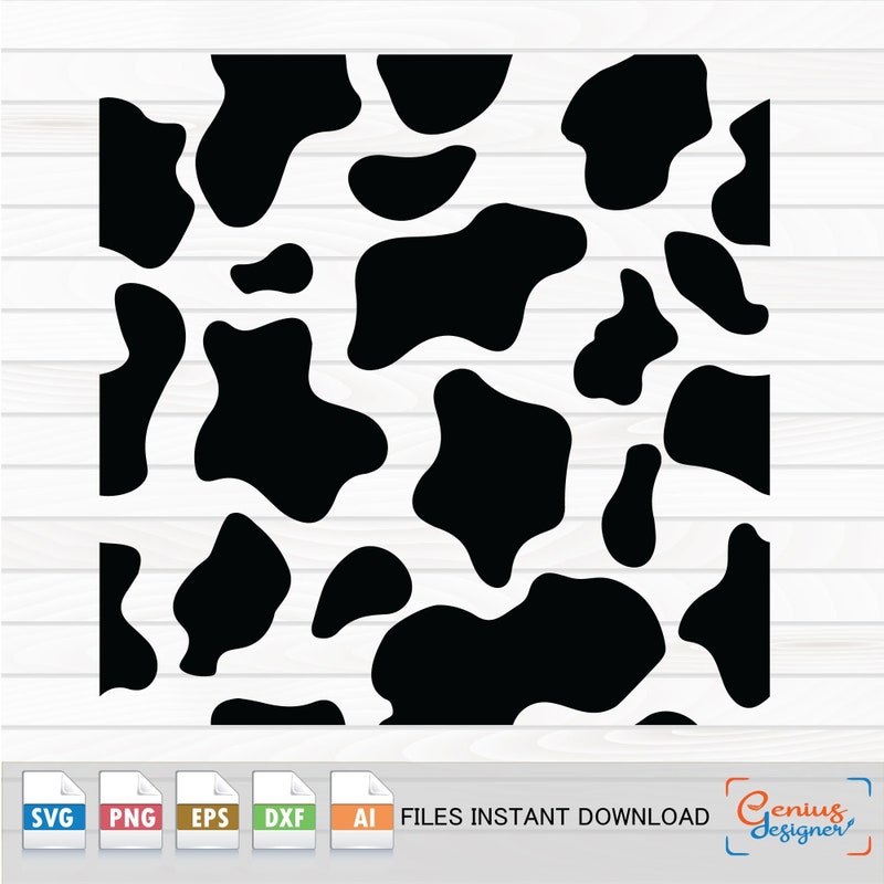 Large Cow Pattern - Etsy