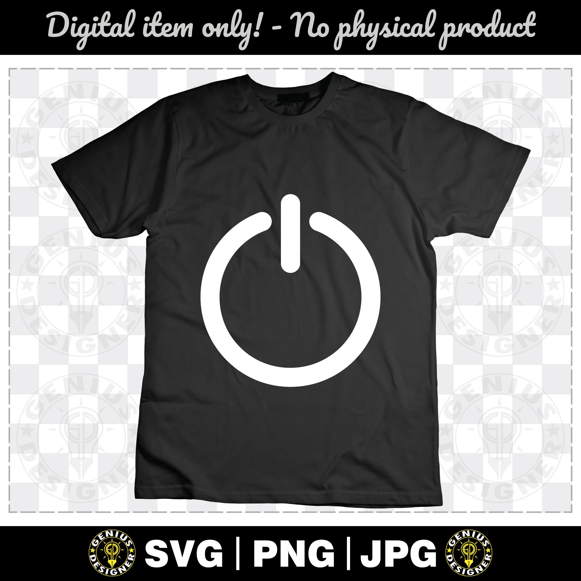 Power Button Icon SVG Power Button Symbol Power Button Icon - Etsy