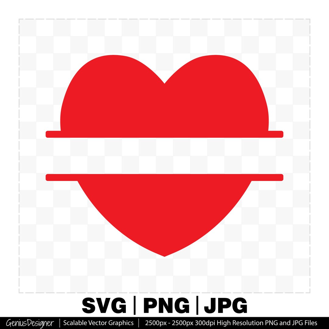 Heart Monogram Svg, Heart Name Frame Png, Heart Clipart, Heart Nametag ...