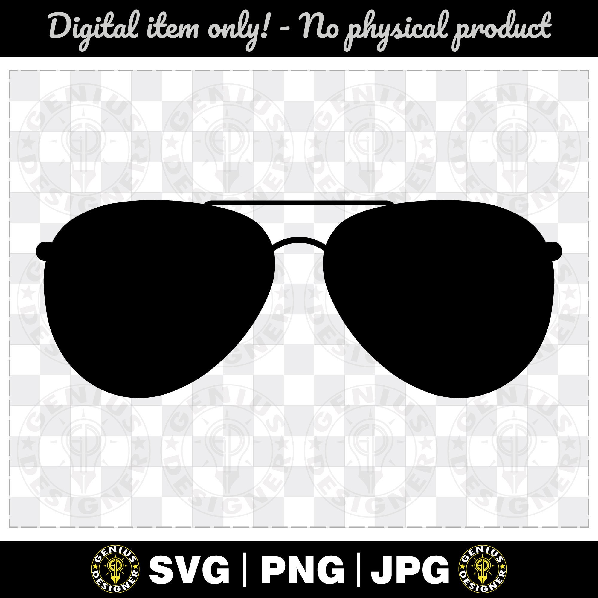 Aviator Sunglasses SVG Sunglasses Svg Png Jpg Cut File Cricut ...