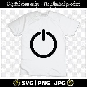Power Button Icon SVG, Power Button Symbol, Power Button Icon, Print ...