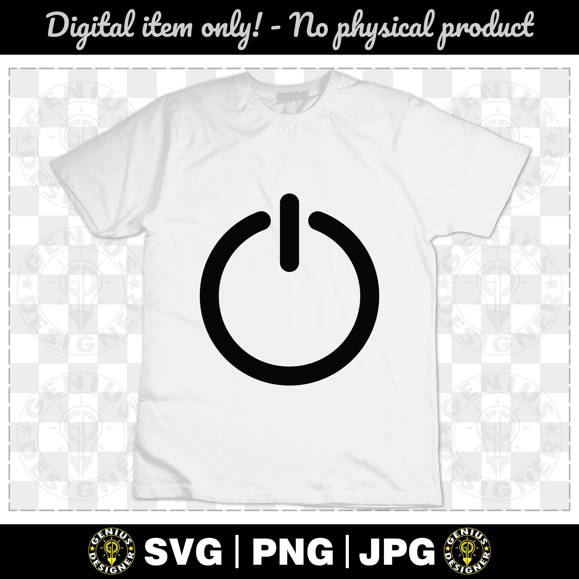 Power Button Icon SVG Power Button Symbol Power Button Icon - Etsy