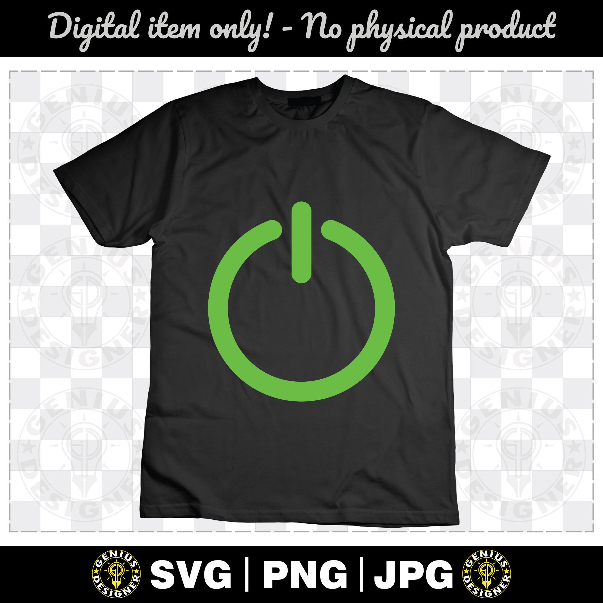 Power Button Icon SVG Power Button Symbol Power Button Icon - Etsy