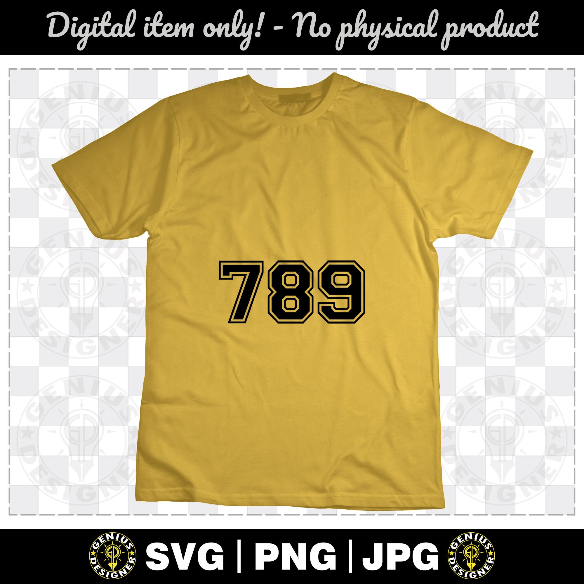 Sport Numbers SVG Jersey Numbers Templates Transparent - Etsy