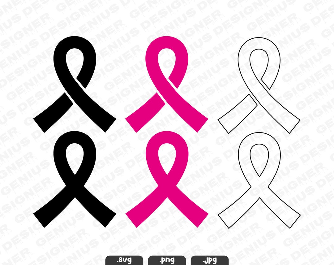 Cancer Awareness Ribbon SVG Bundle | Cricut Designs (digital Download ...