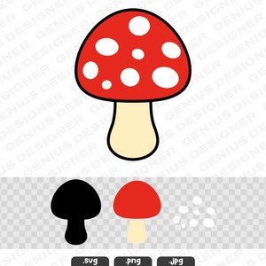 Mushroom SVG | Red Mushroom SVG |mushroom PNG | Boho Mushroom | Cricut ...