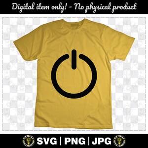 Power Button Icon SVG, Power Button Symbol, Power Button Icon, Print ...