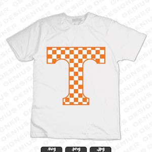 Checkerboard Tennessee SVG | Checkered T Digital Download | Cricut ...