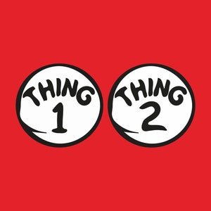 Thing 1 Thing 2 Logo - Etsy