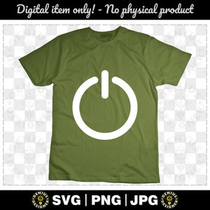 Power Button Icon SVG, Power Button Symbol, Power Button Icon, Print ...