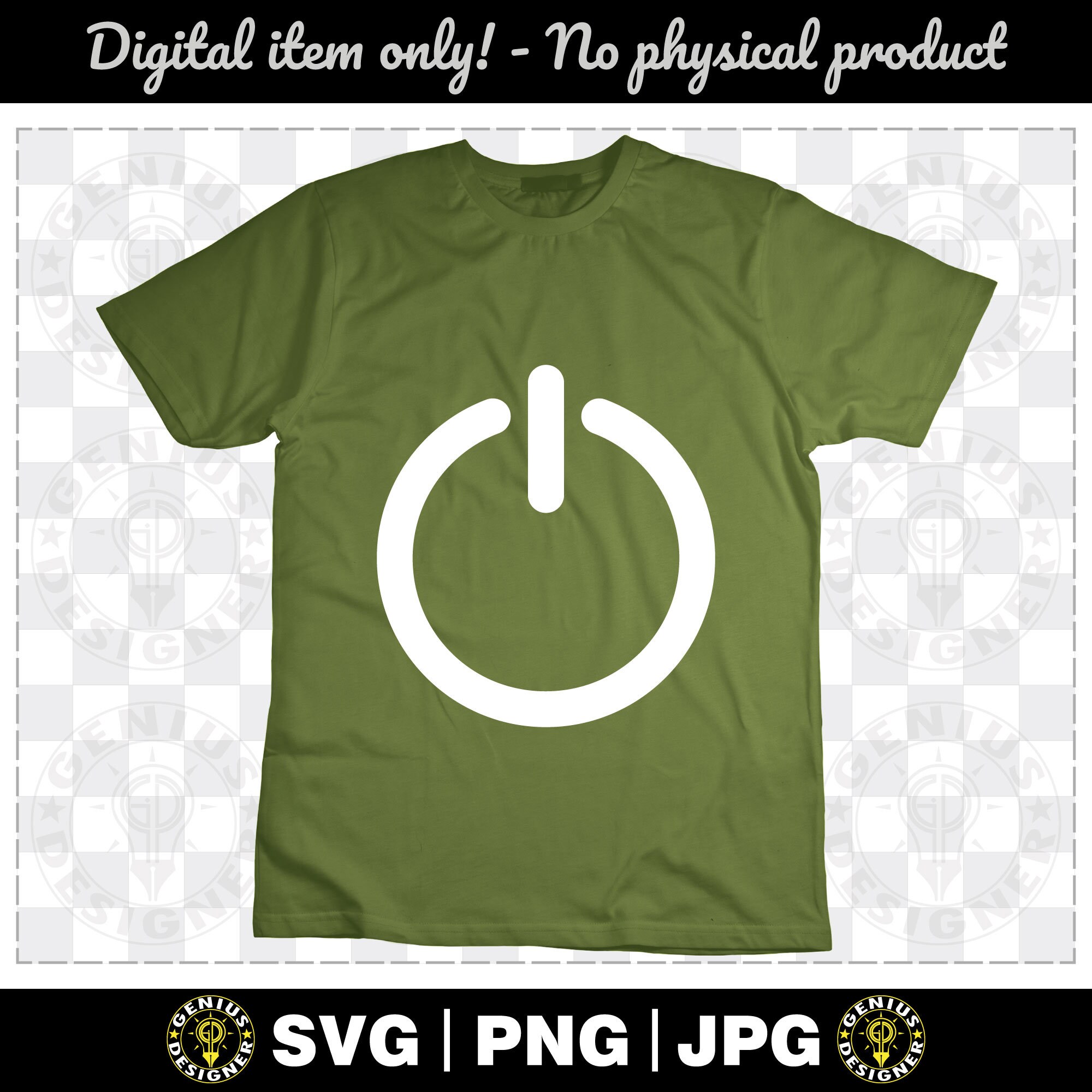 Power Button Icon SVG Power Button Symbol Power Button Icon - Etsy