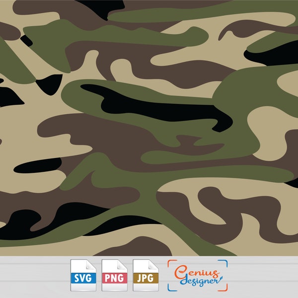 Camo Svg - Etsy
