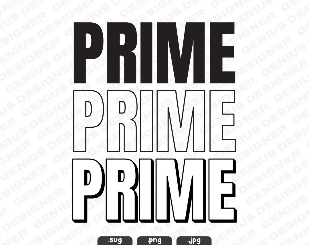 Prime SVG | Prime Bottle Design | Prime Png | Prime Cut Files | Solid ...