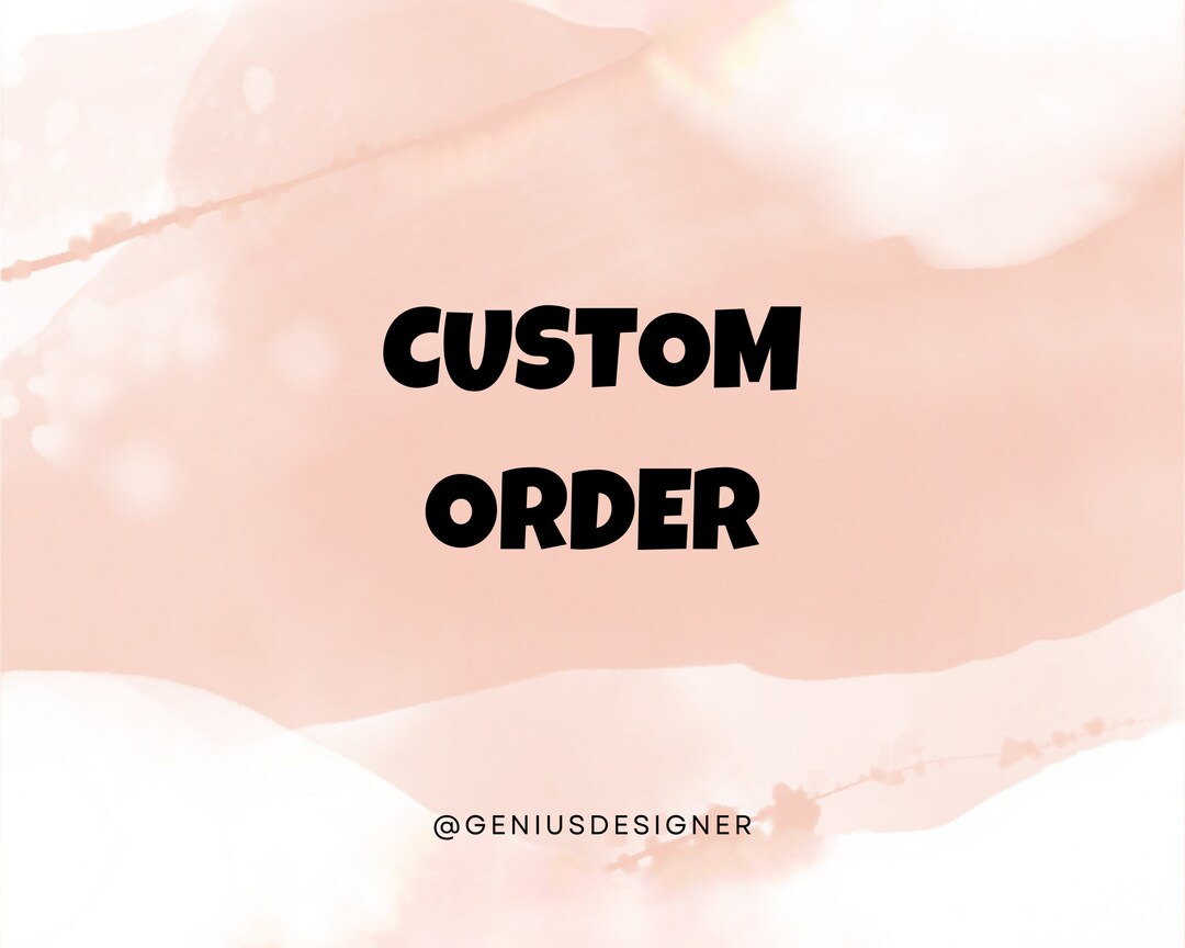 Custom Design Order: SVG, PNG, JPG Files (digital Download) - Etsy