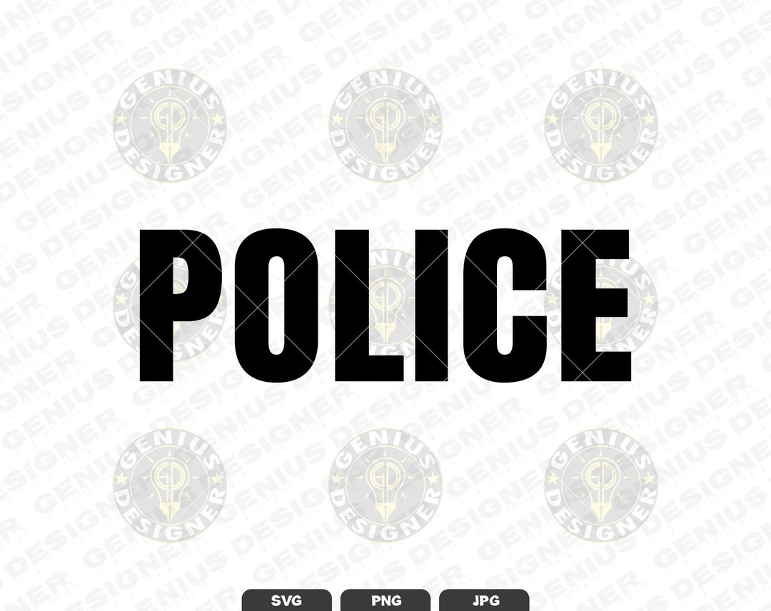 POLICE Svg | Police Cut File | DIY Tshirts Hats Decals Stickers | Svg ...