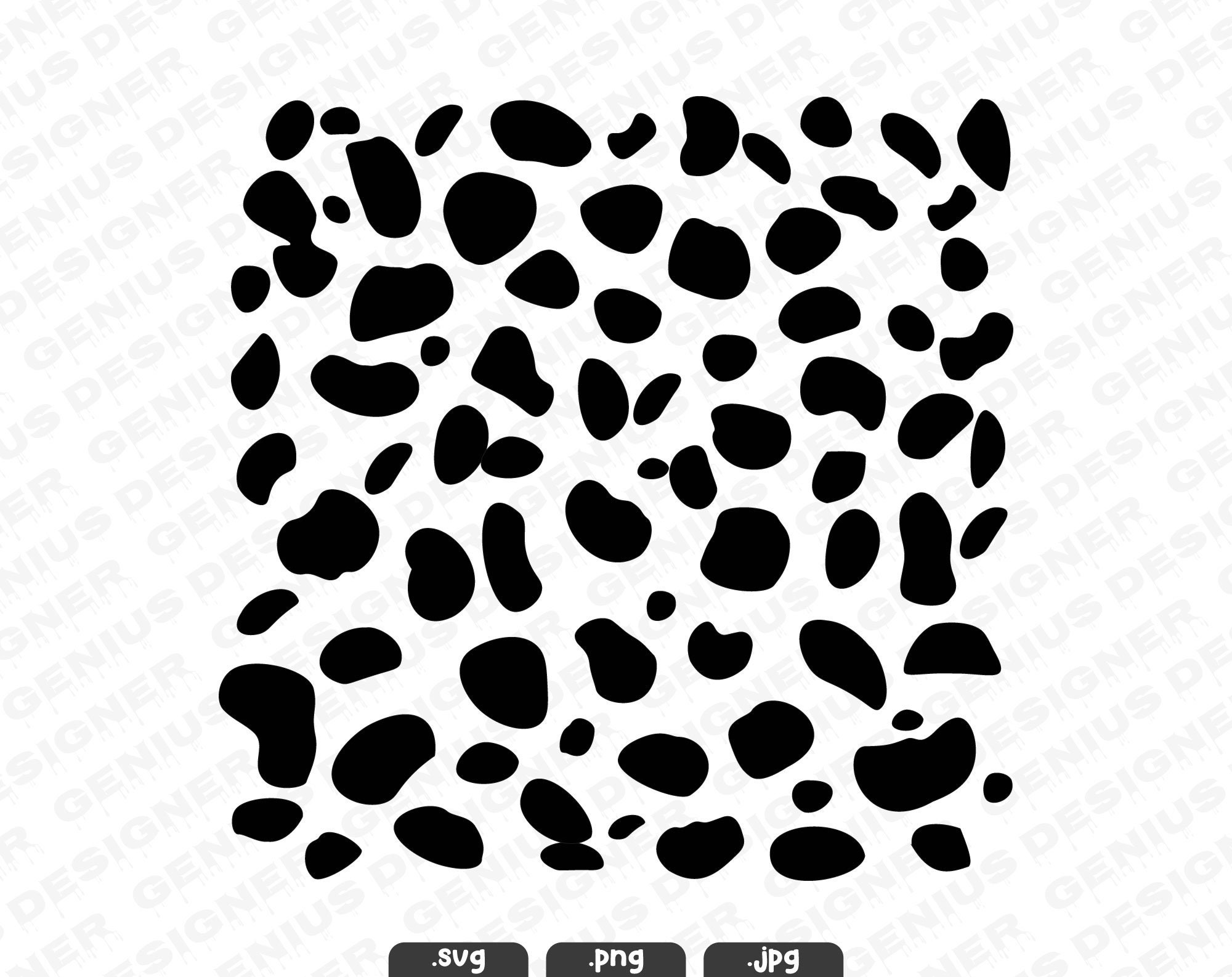 Dalmatian Spots SVG Dalmatian Dots SVG Dalmatians Print - Etsy
