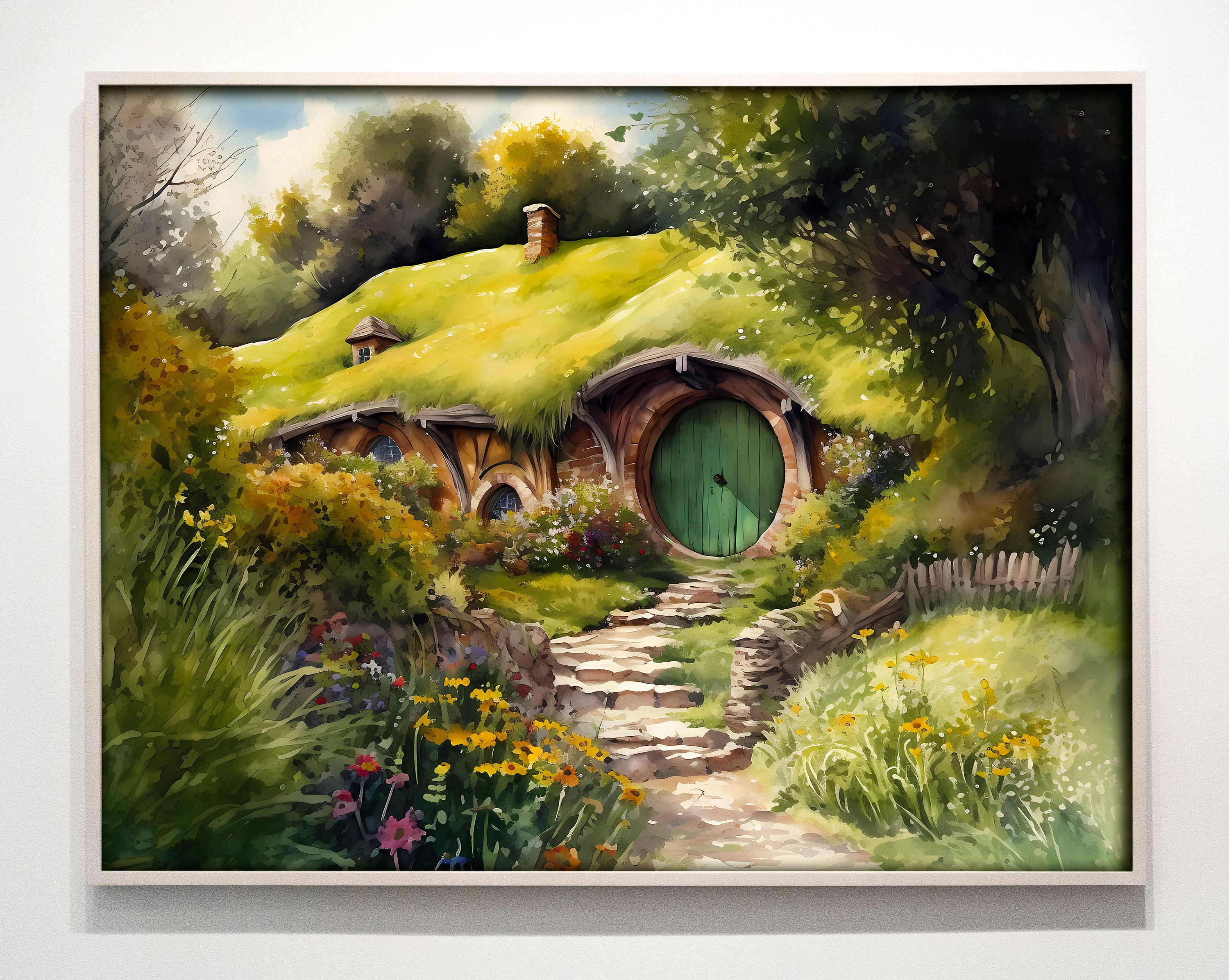Shire Art Print: Whimsical Fantasy Home Decor (digital Download) - Etsy