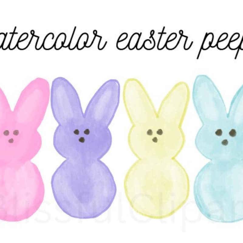Peeps Clipart - Etsy