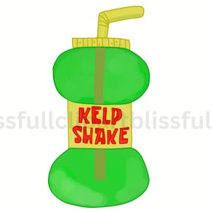 Kelp Shake PNG, Bikini Bottom, Spongebob, Clipart, Digital Download ...
