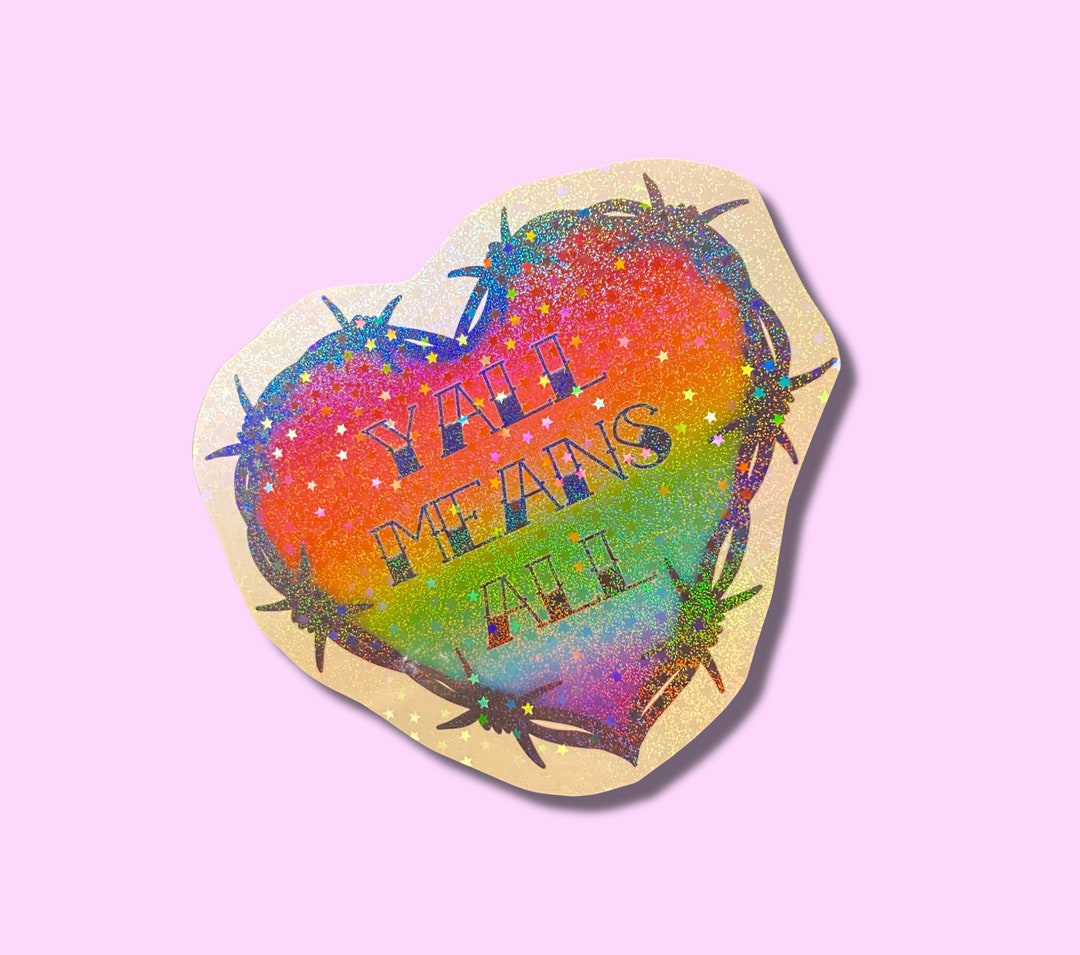 YALL MEANS ALL Pride 2023 Sticker Lgbtq - Etsy