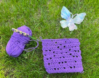 Butterfly Edging & Insertion Filet Crochet Pattern - Etsy