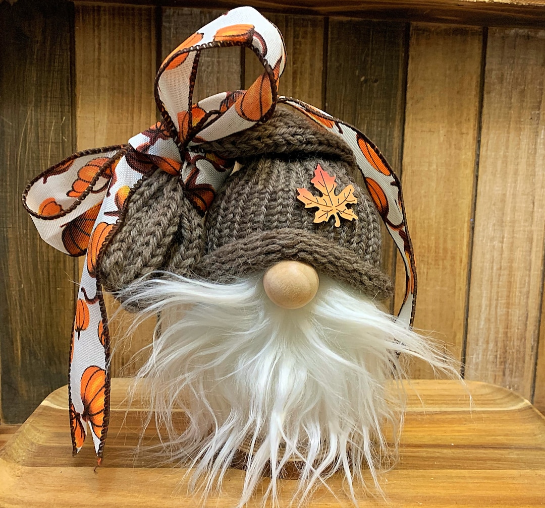 Fall Gnome, Autumn Gnome, Pumpkin Gnome, Leaf Gnome, Halloween Decor ...