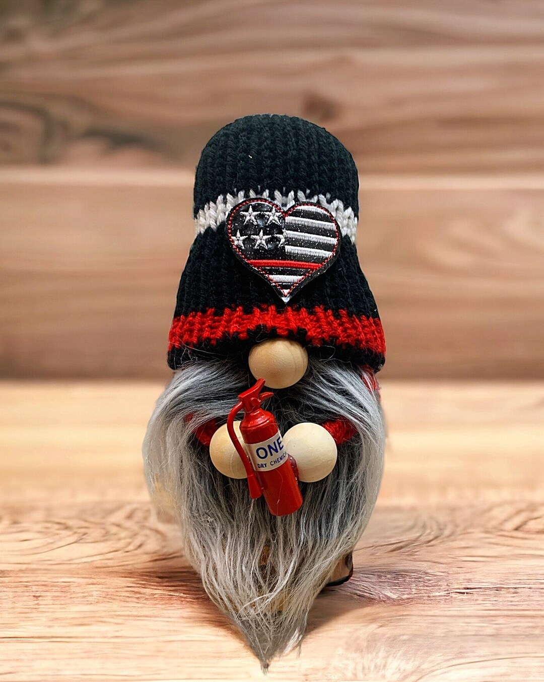 Fireman Gnome, First Responder Gnome, Emergency Gnome, Fire Gnome, Hero ...