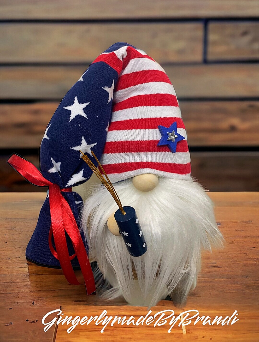 4th of July Gnome, Red White Blue Gnome, Patriotic Gnome, Celebration ...