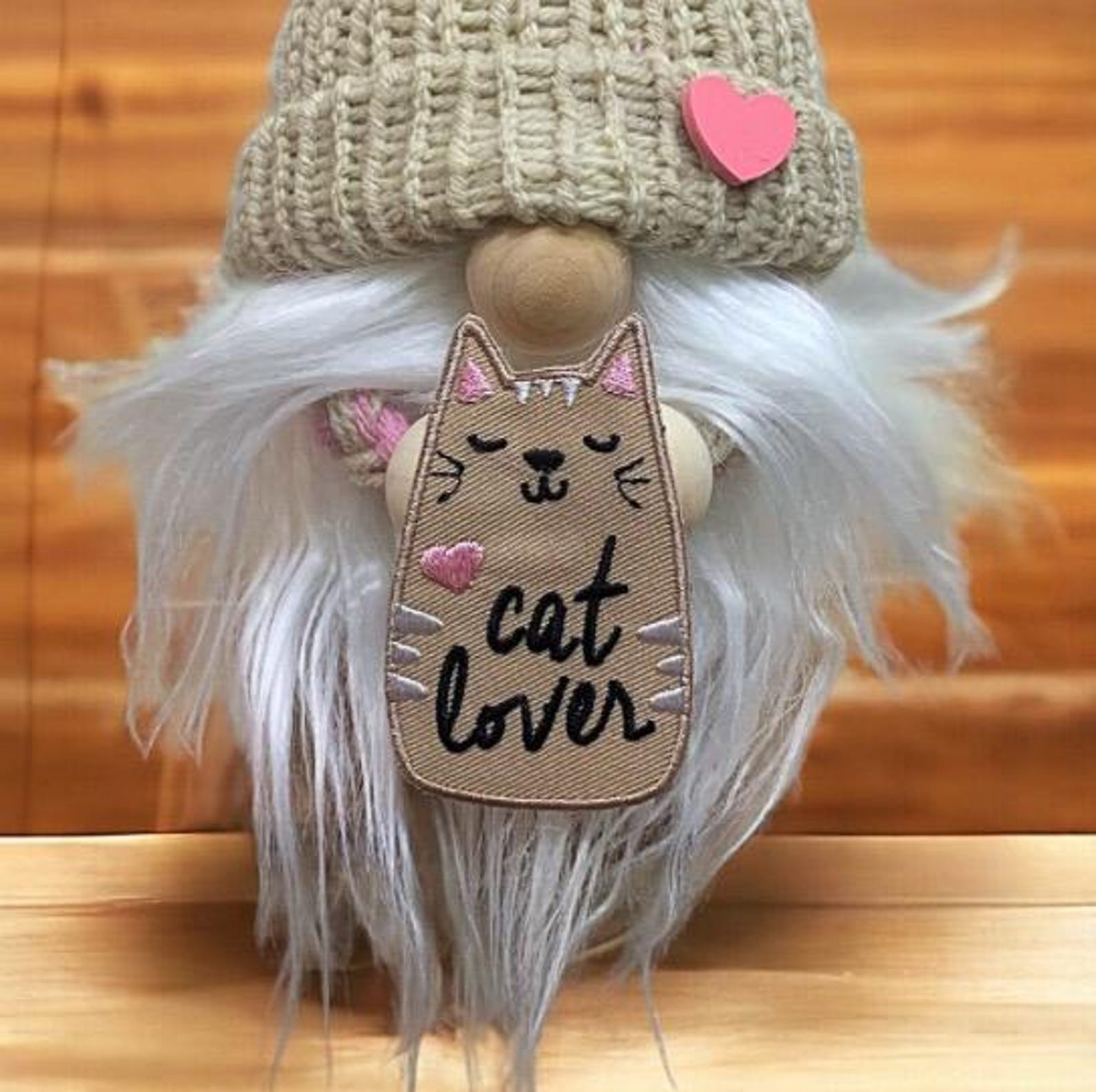 Cat Gnome, Knitted Gnome, Animal Gnome, Gift Gnome - Etsy