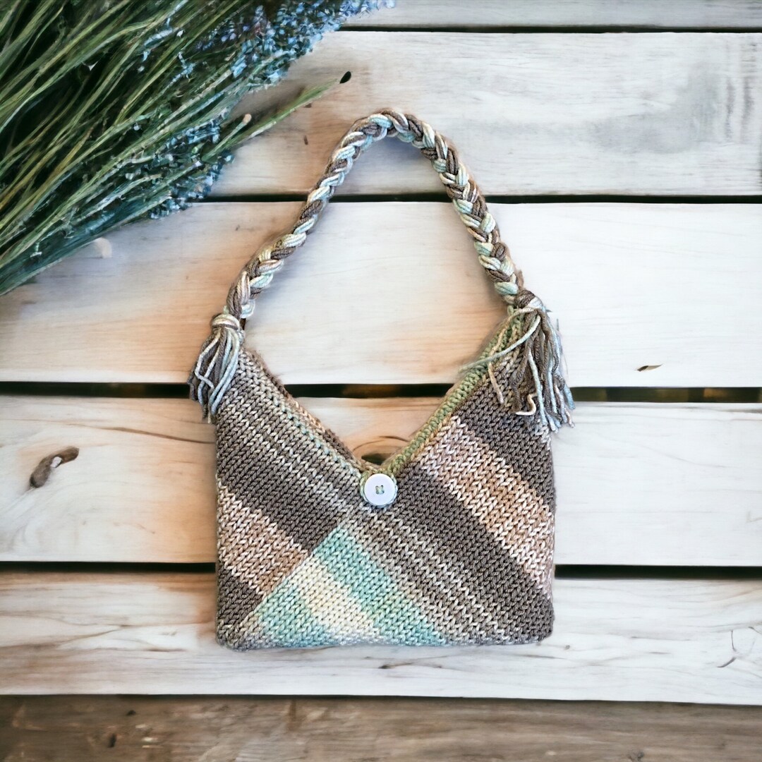 Handbag, Knitted Bag, Shoulder Bag, Knitted Purse - Etsy