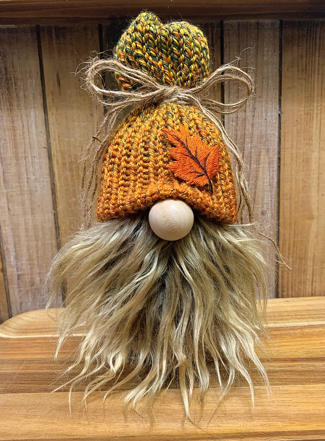 Fall Gnome, Leaf Gnome, Tiered Tray Gnome, Farmhouse Decor, Halloween ...