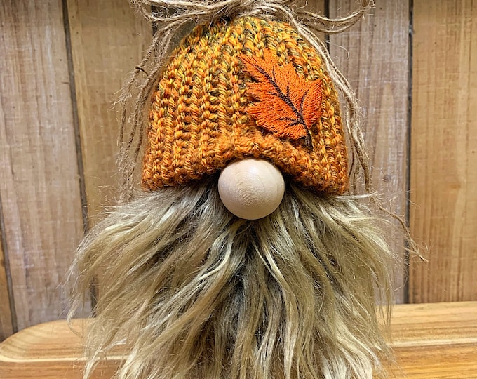 Fall Gnome, Leaf Gnome, Tiered Tray Gnome, Farmhouse Decor, Halloween ...