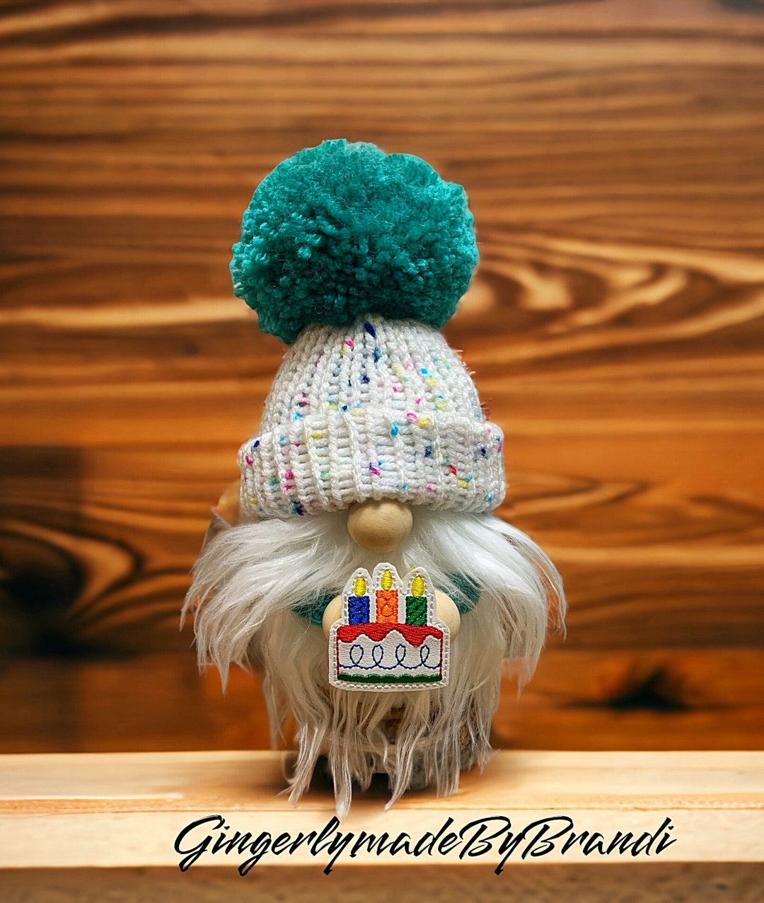 Birthday Gnome, Party Gnome, Knitted Gnome, Celebration Gnome, Birthday ...