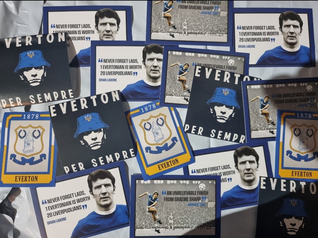 Everton Stickers - Etsy UK