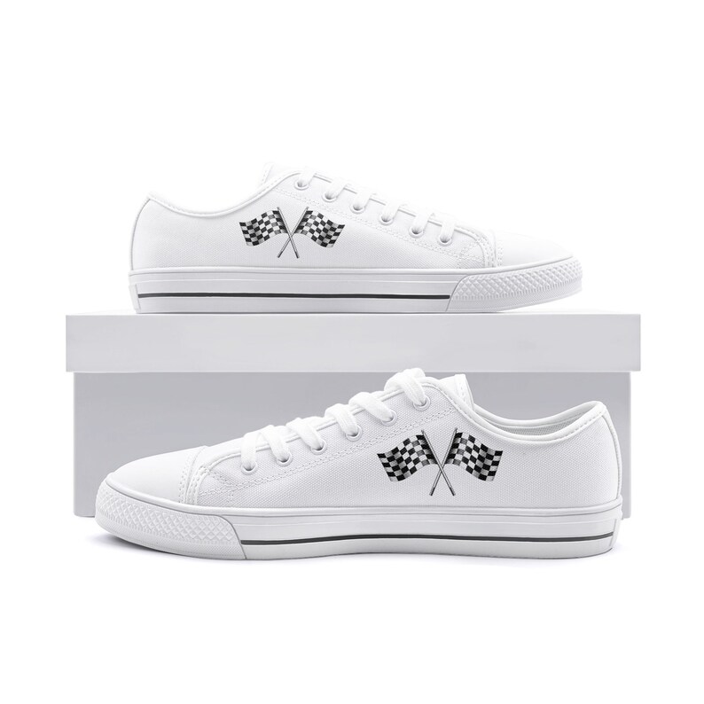 Checkered Flag Shoes - Etsy