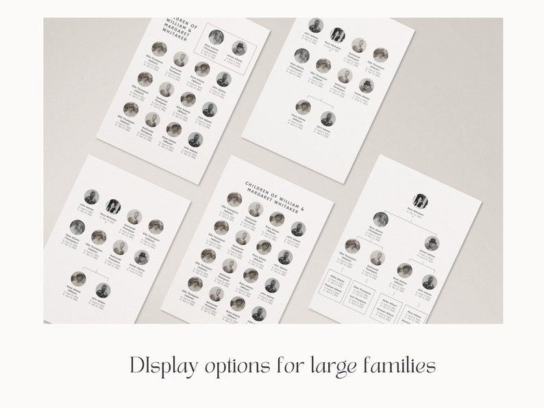 Add-on Pages for Ancestry Book | PEDIGREE PAGES | for Use With Any of ...