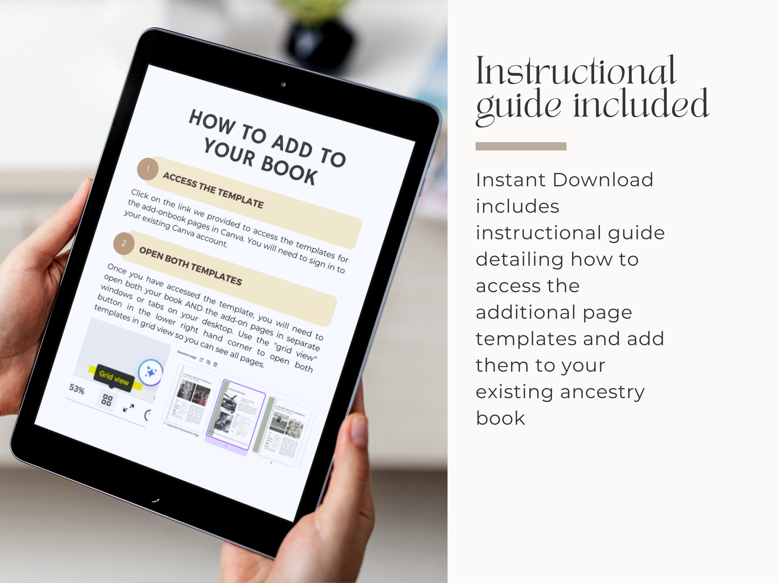 Add-on Pages for Ancestry Book BIOGRAPHY PAGES for Use With Any of Our ...