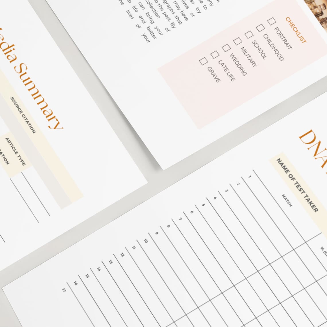 Genealogy Worksheet Bundle Microsoft Word Ancestry Form - Etsy