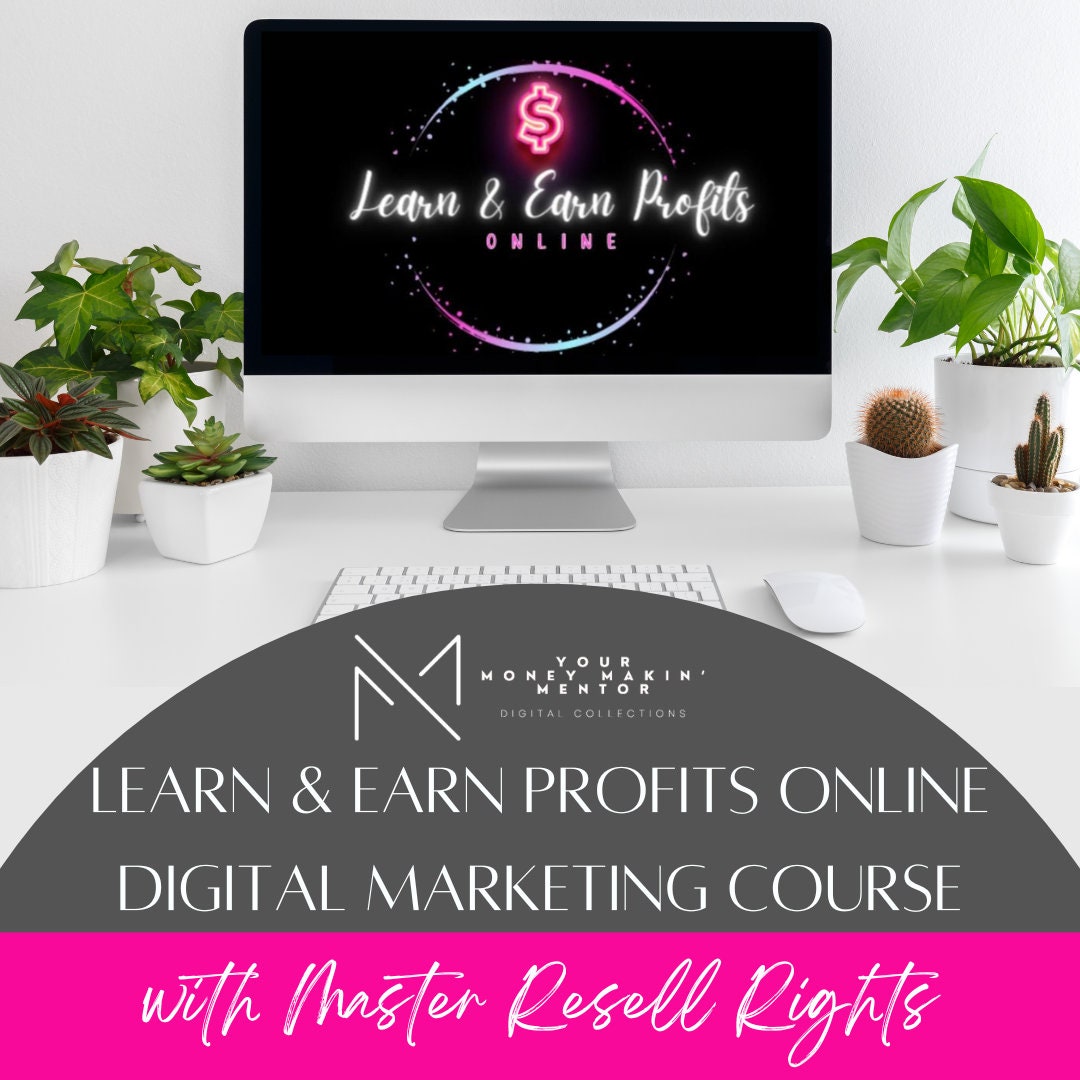 DIGITAL MARKETING COURSE With Master Resell Rights Learn & Earn Profits ...