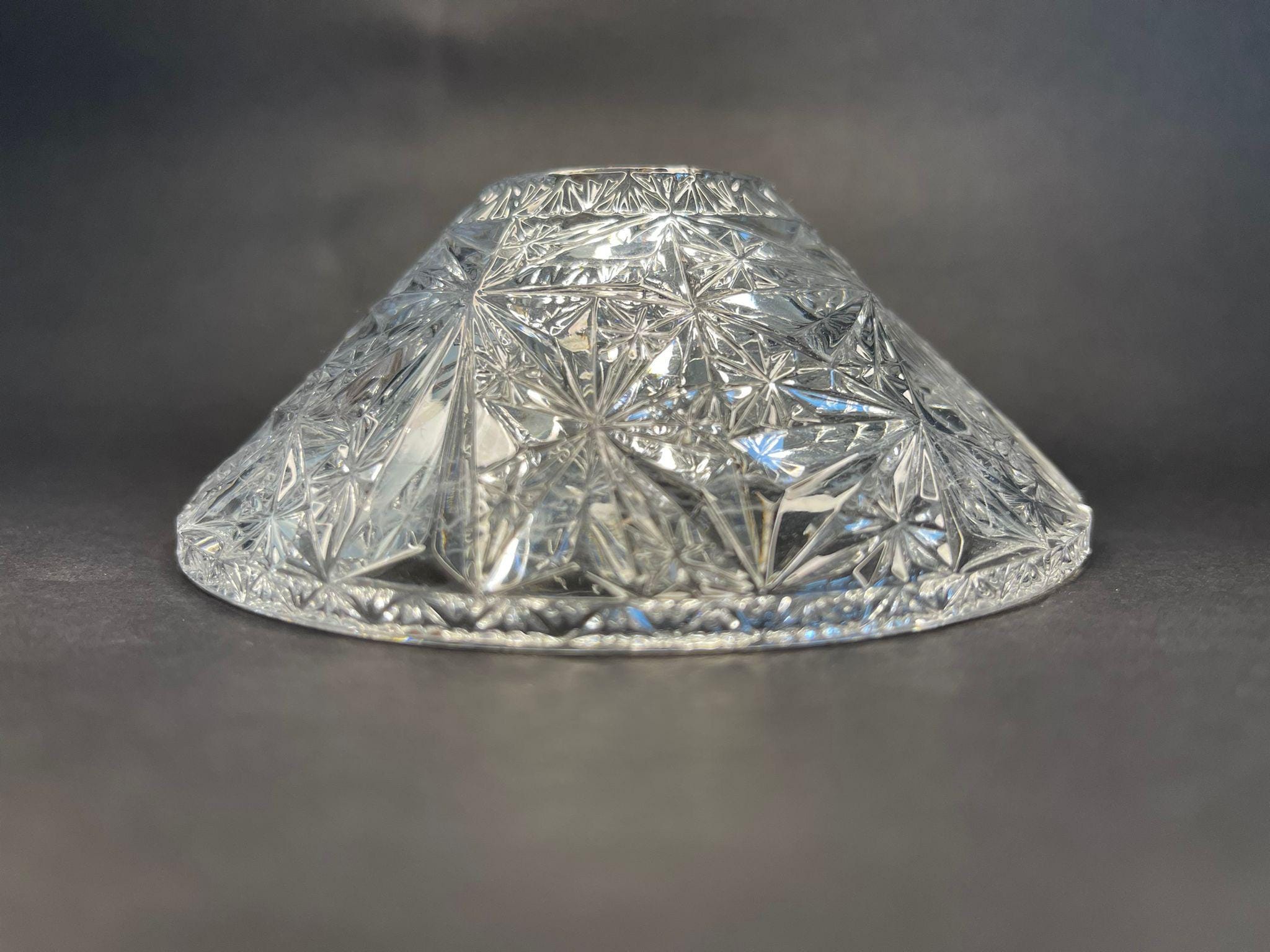 Crystal Small Triangle Bowl - Etsy