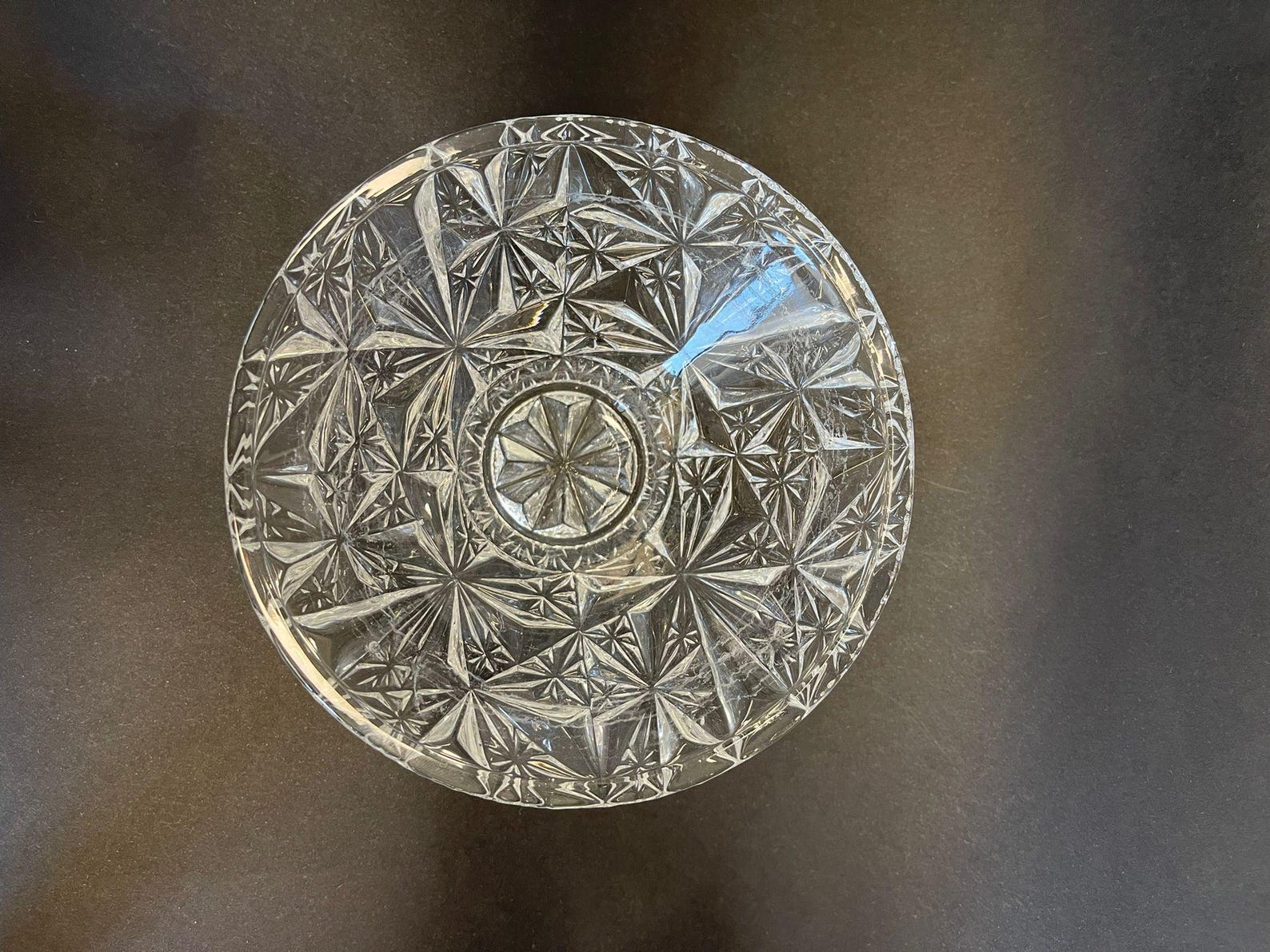 Crystal Small Triangle Bowl - Etsy