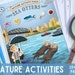 NEW Printable Sea Otters Nature Activity Pack ages 4 Homeschool ...