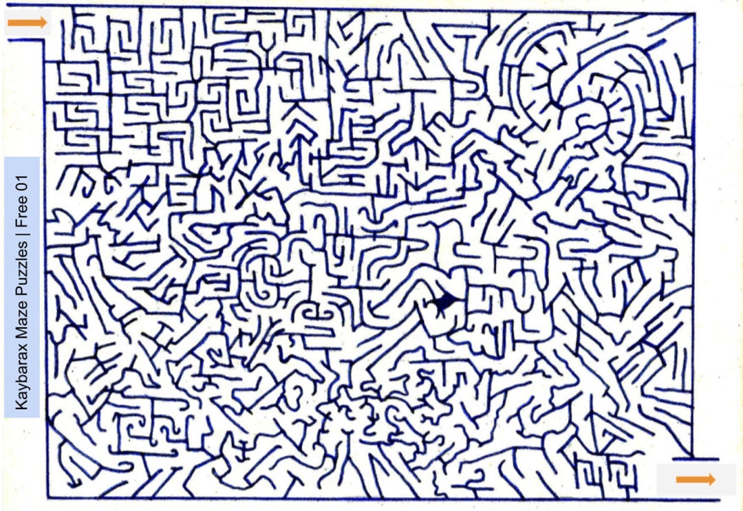 Kevin's Handmade and Drawn Maze Puzzle | Giveaway Copy 01 - Etsy