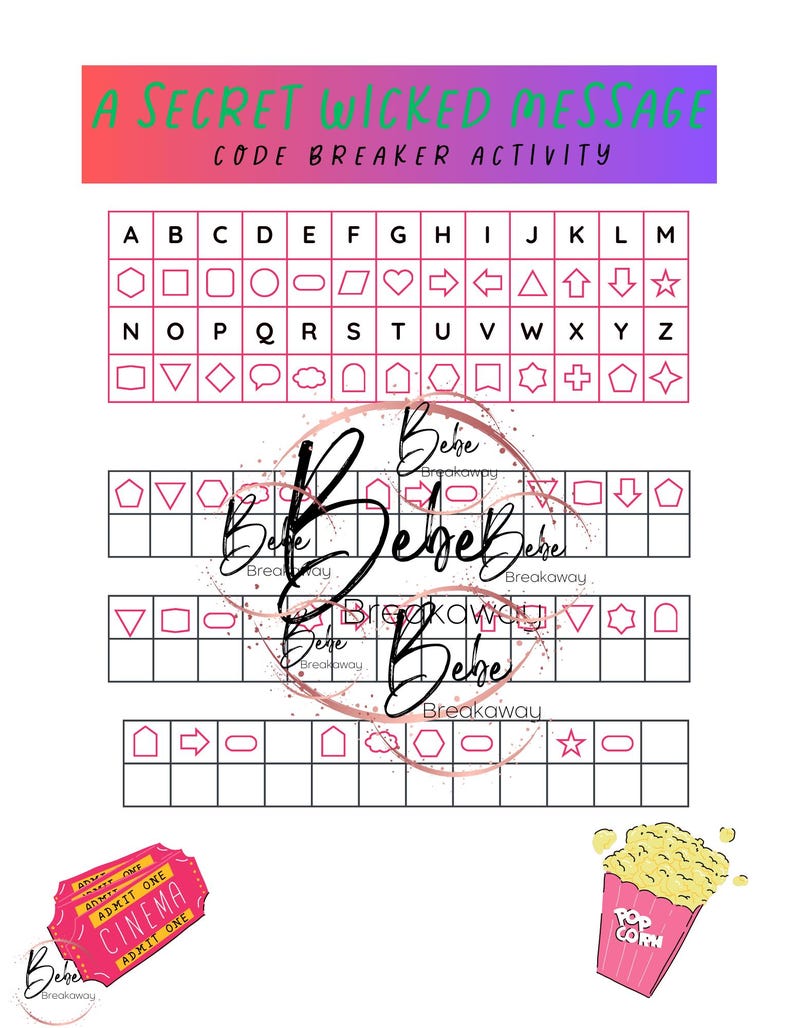 Wicked BINGO, Trivia, the Movie Activity Bundle, Watch Party, Girls Night In, Wicked Themed ...