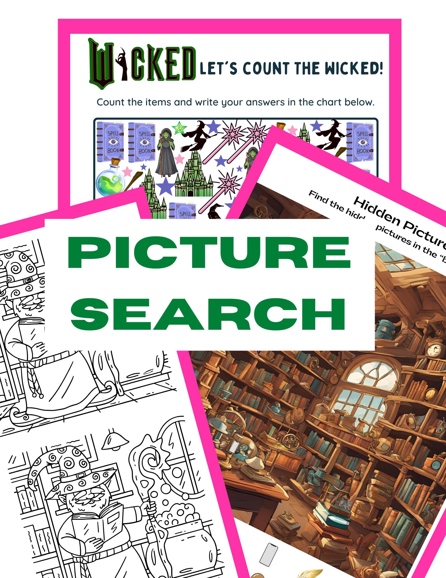 Wicked Movie Activity Bundle: Trivia, Mazes, Puzzles (spoiler Alert) - Etsy